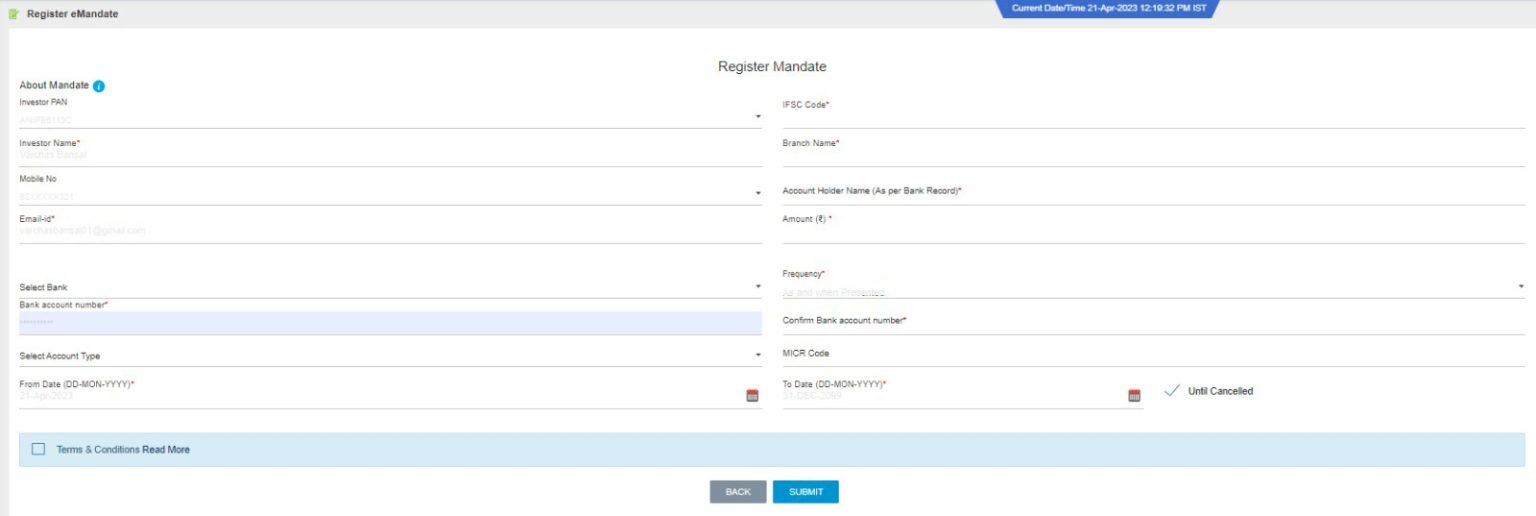 How to Set Up Bank Mandate Online - Using Cams - WCafe Financial ...